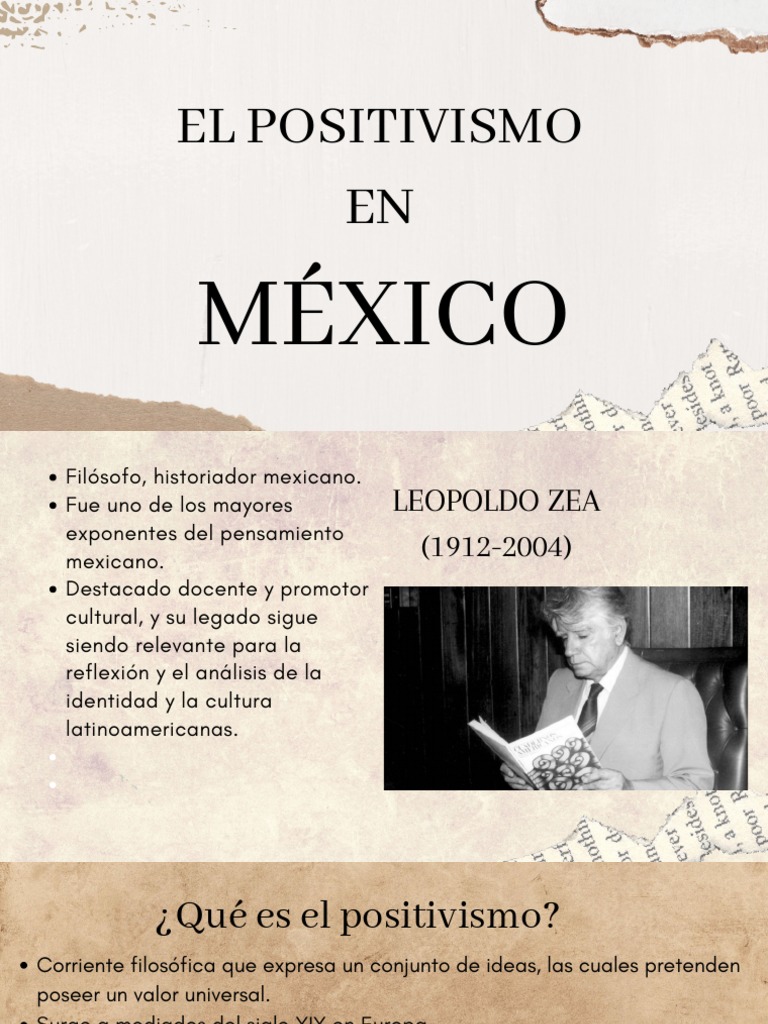 EL Positivismo en | PDF | Positivismo | México