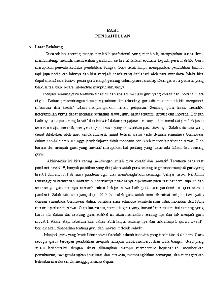 Laporan Pak Piet | PDF | Karier & Perkembangan