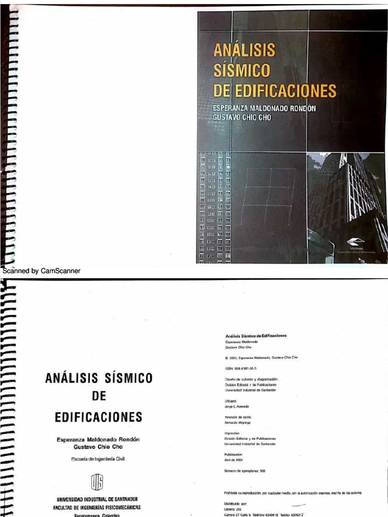 PDF Analisis Sismico de Edificaciones Esperanza Maldonado Rondon Gustavo Chio Cho - Compress | PDF