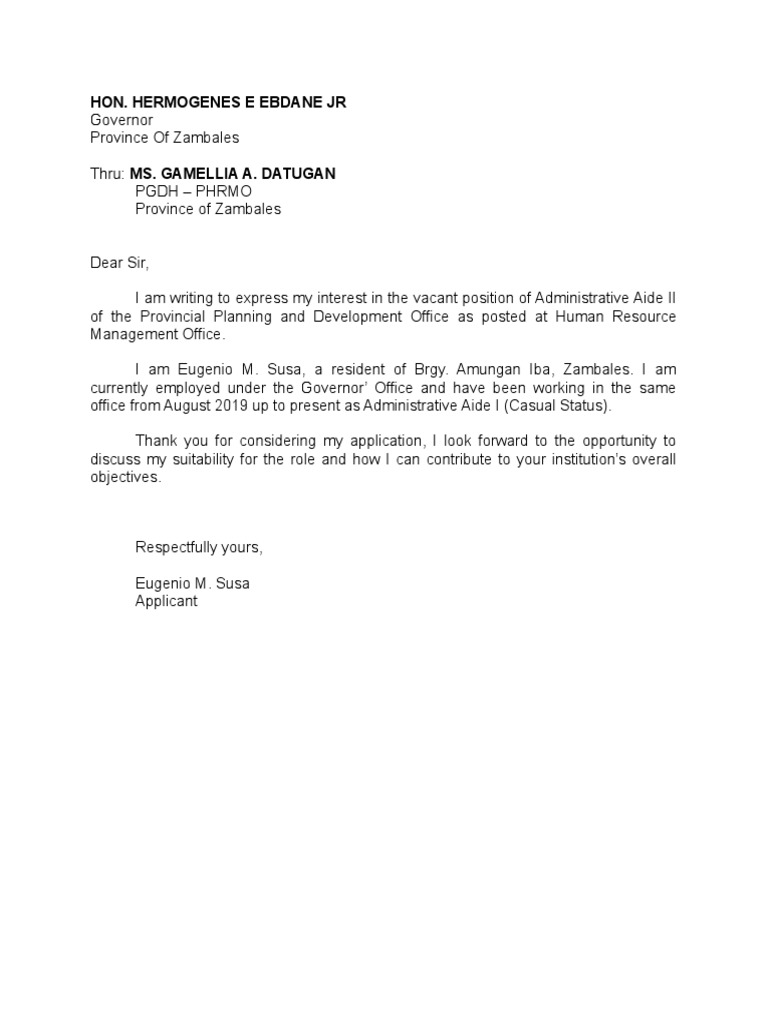 Letter of Intent | PDF