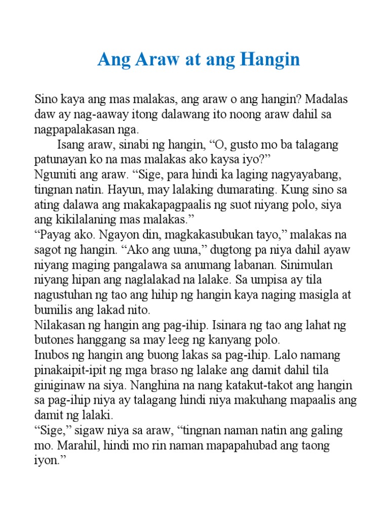 Maikling-kwento 1245 | PDF