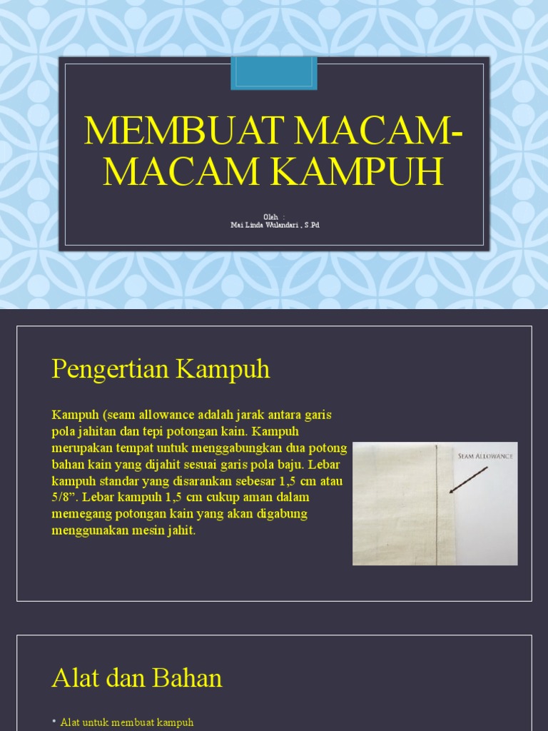 Macam-Macam Kampuh | PDF | Memasak, Makanan, & Anggur