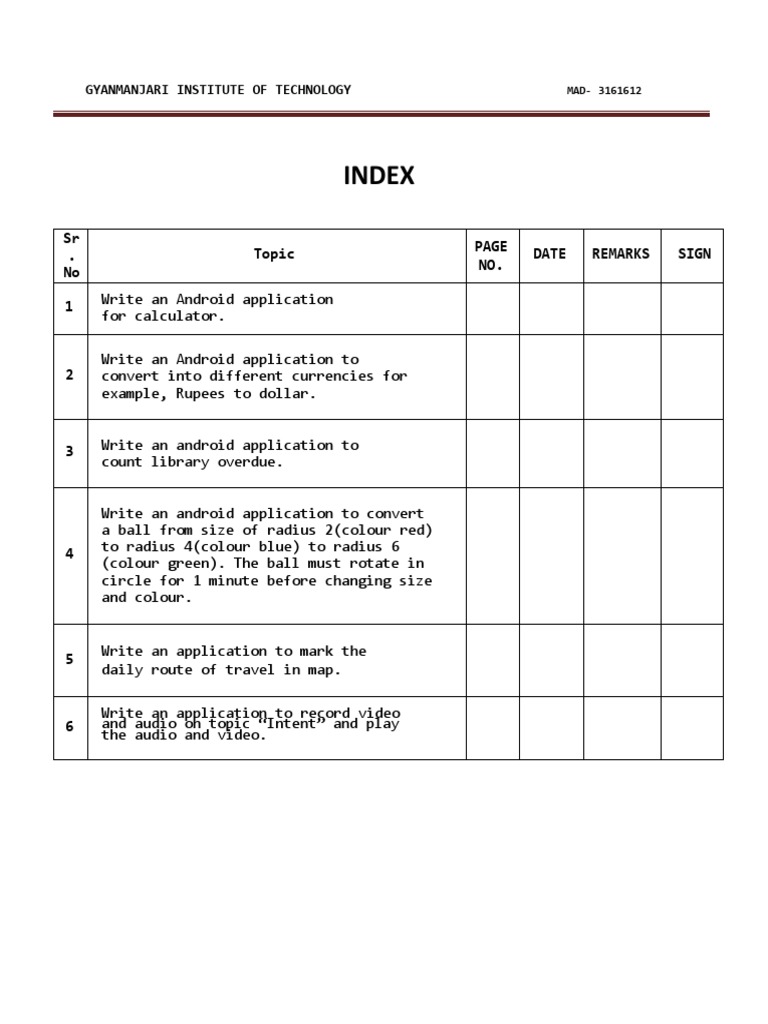 Mad Practical | PDF | Application Software | Android (Operating System)