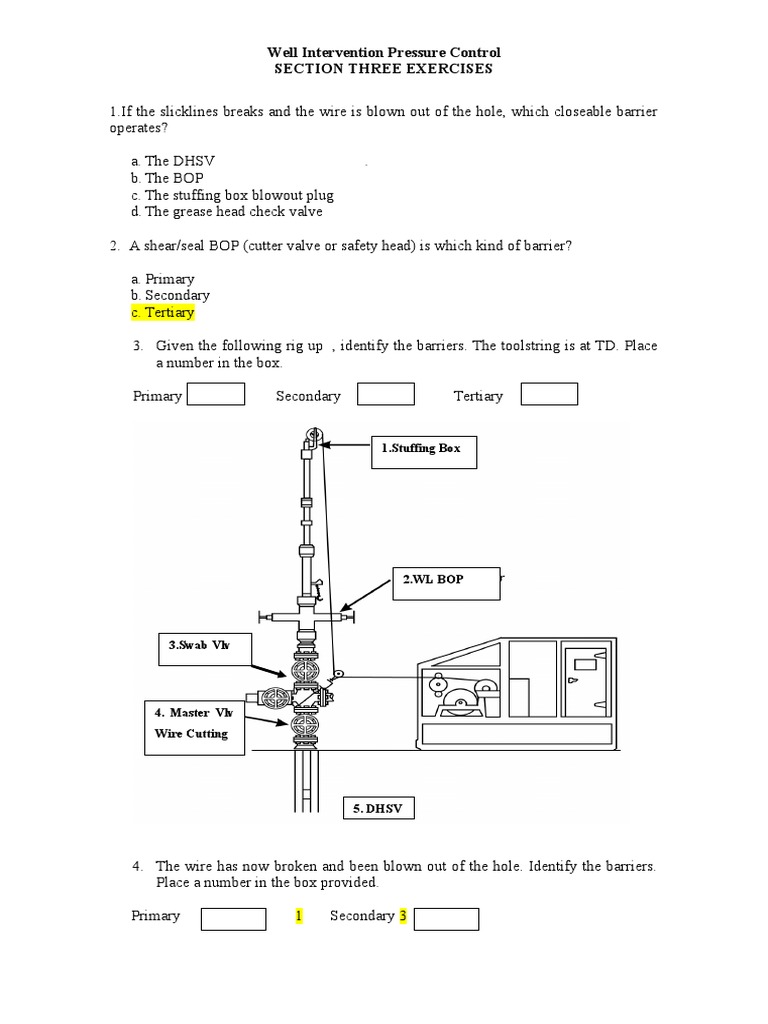 Exercise Section 3WL | PDF