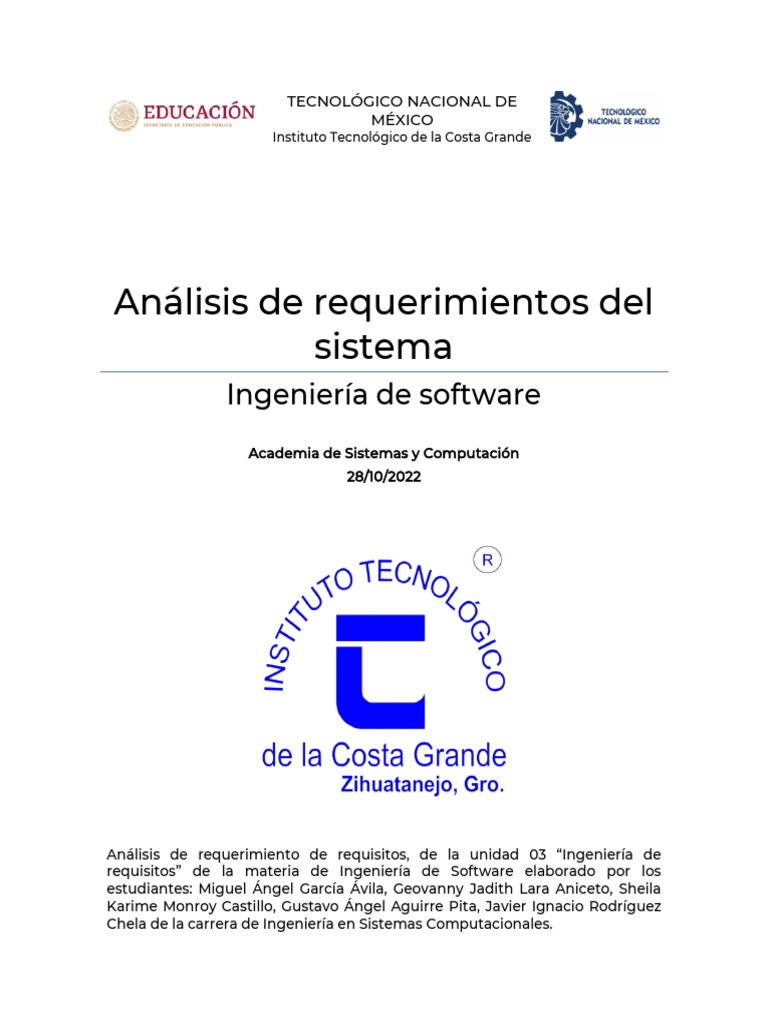 Análisis de Requerimientos Del Sistema | PDF | Software | Marketing