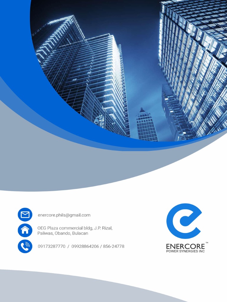 Enercore Company Profile 2022 Revised - A4 SIZE 100622 | PDF