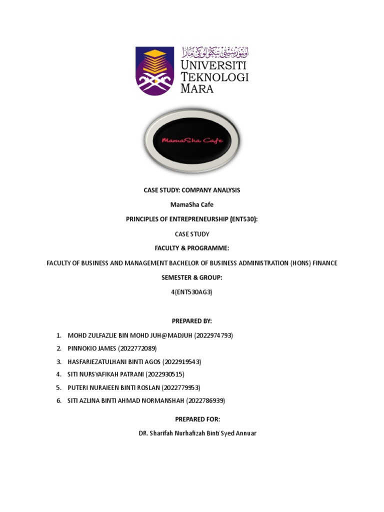 Ent Case Study 33 | PDF | Entrepreneurship | Market Segmentation