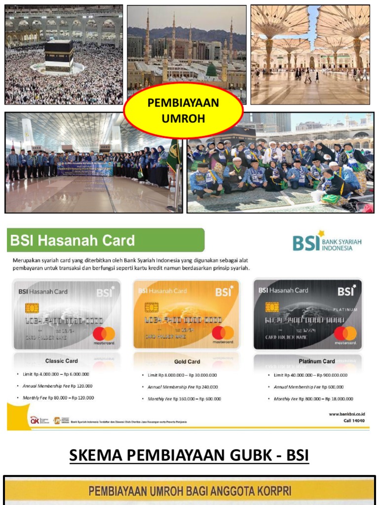 Pembiayaan Umroh BSI dan Simulasi | PDF