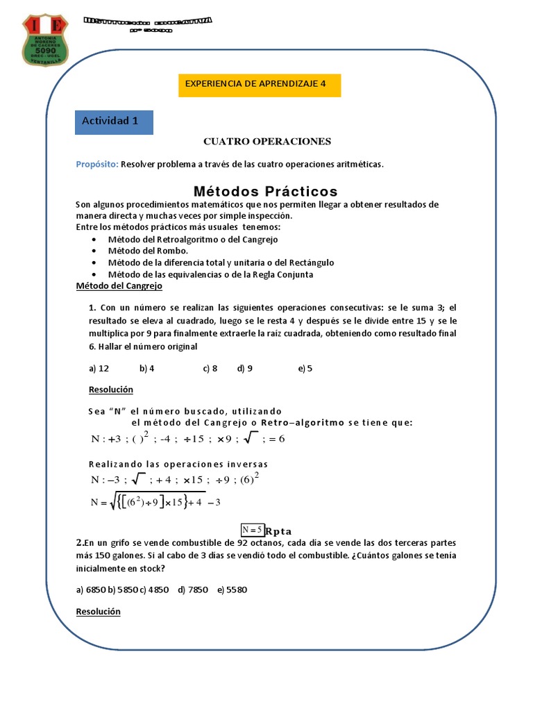 ACTIVIDAD 1 QUINTO | PDF