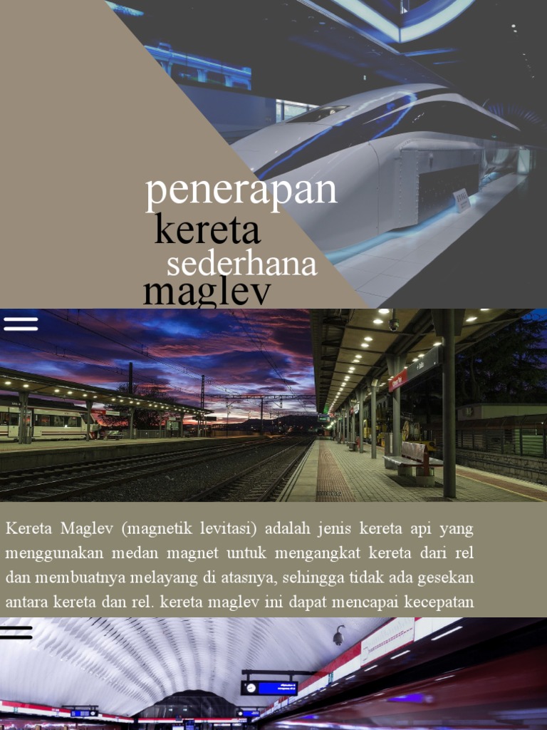 Penerapan Kereta Maglev Sederhana | PDF