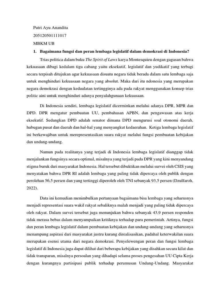 Putri Ayu Anandita 205120501111017 Uts Pli MBKM Ub | PDF