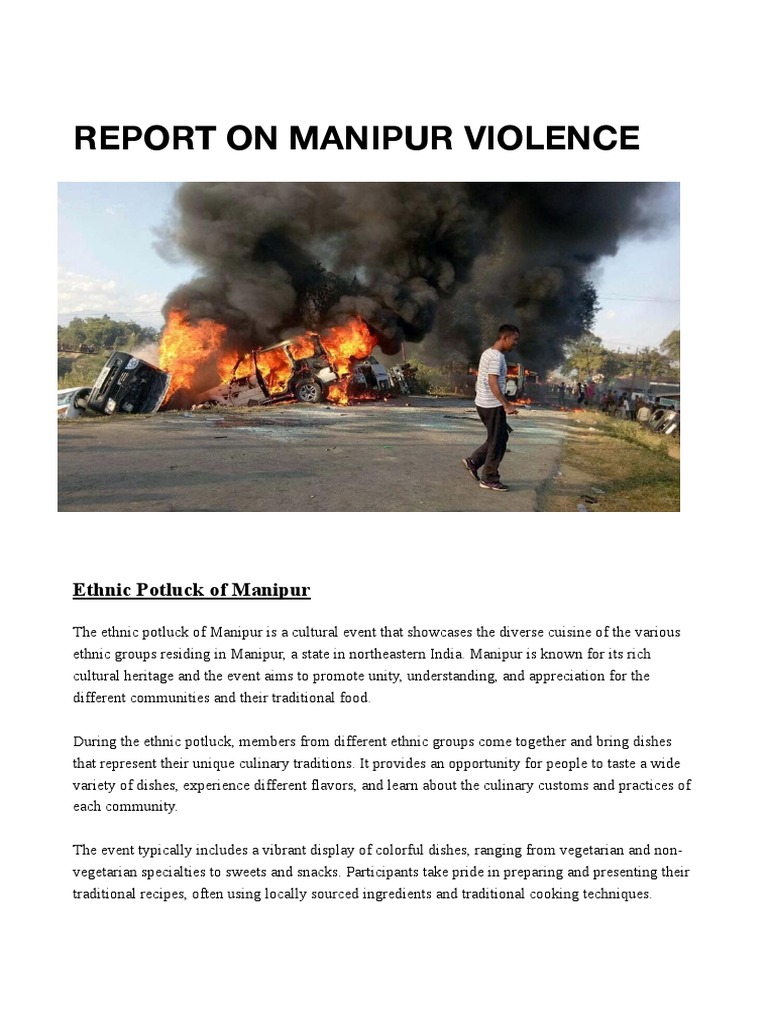 Manipur Violence | PDF | Infrastructure | Governance