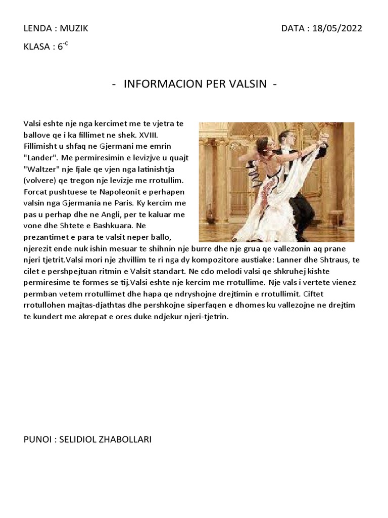 Valsi | PDF