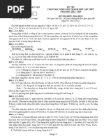 2024-2025 HSG 12 Bến Tre - File Đề | PDF