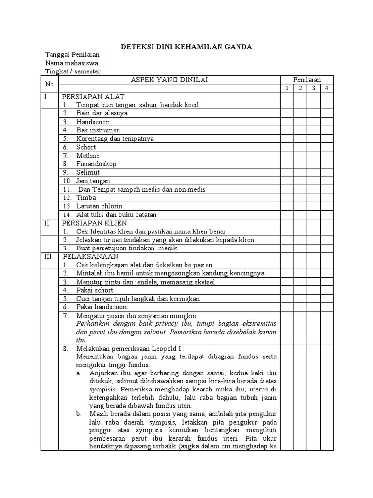 Deteksi Dini Kehamilan Ganda | PDF