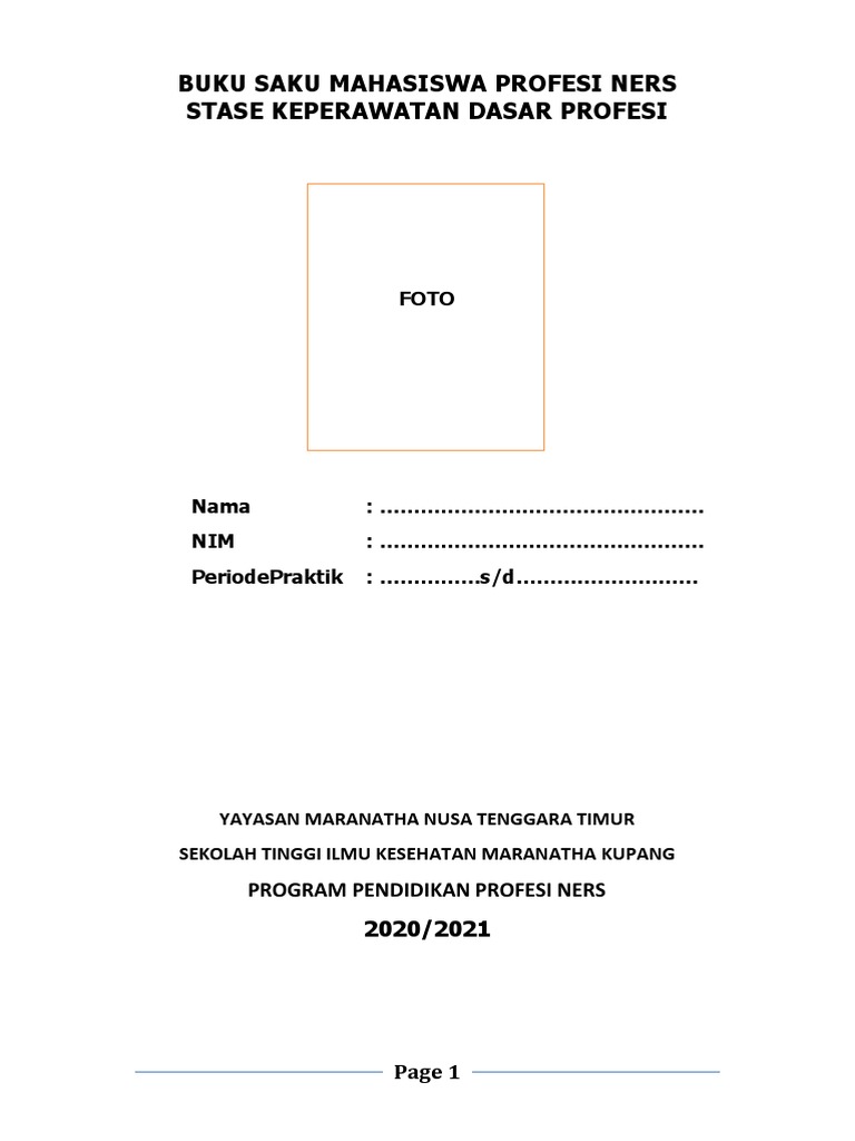 Buku Saku Mahasiswa Profesi Ners KDP | PDF
