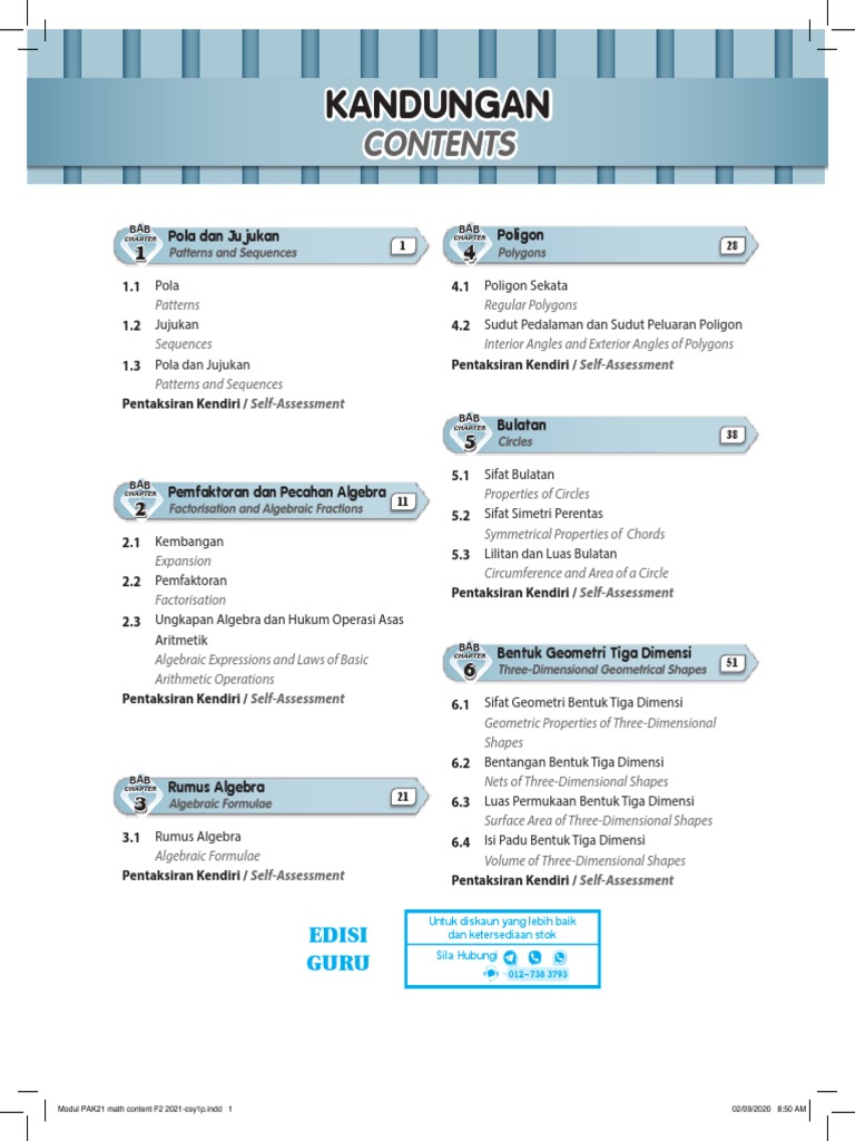 Modul Nilam Matematik T2 | PDF