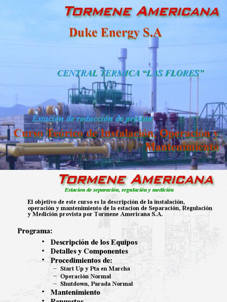 Curso - Teorico-1 Natural Gas Inlet Station | PDF