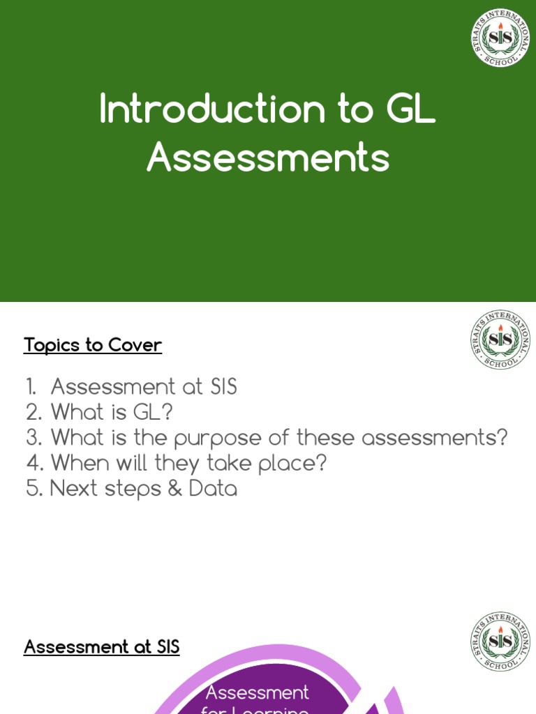 GL Assessment | PDF