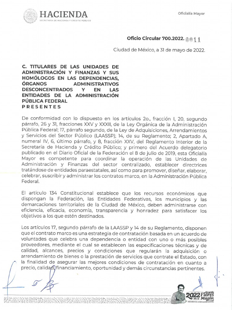 Oficio Circular 700.2022.0011 | PDF Oficio Circular 700.2022.0011 | PDF