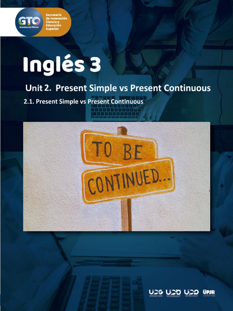 English 3 Unit 2 Present Simple Vs Present Continuous | PDF ...