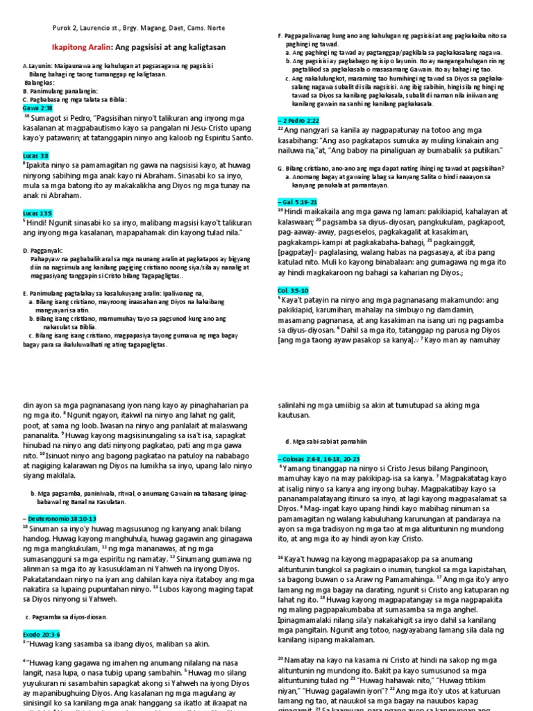 Discipleship 7 With Verse | PDF