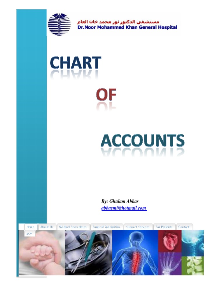 Hospital Chart of Accounts Setup | PDF | Depreciation | Expense