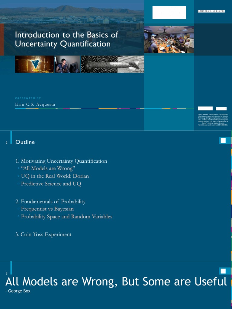 Introduction To The Basics of UQ | PDF | Probability Distribution | Probability Density Function