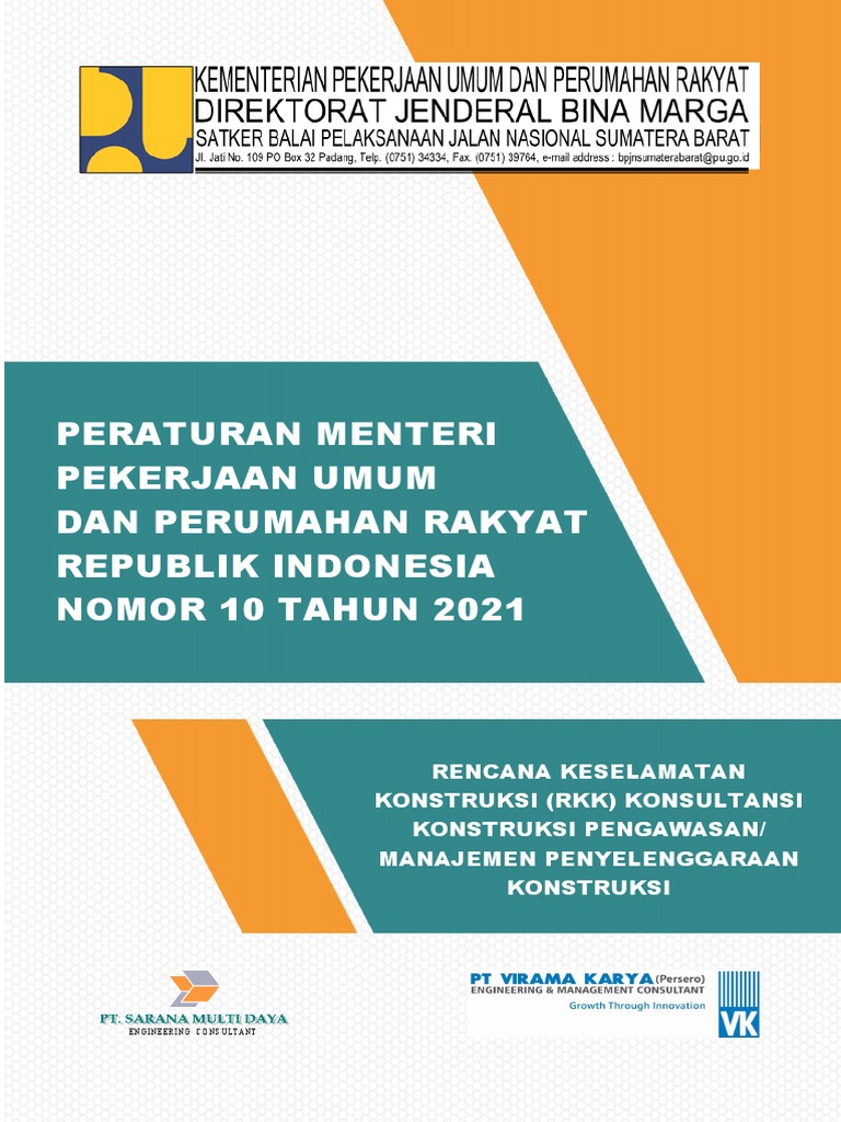 Rencana Keselamatan Konstruksi (RKK) Konsultansi Konstruksi | PDF