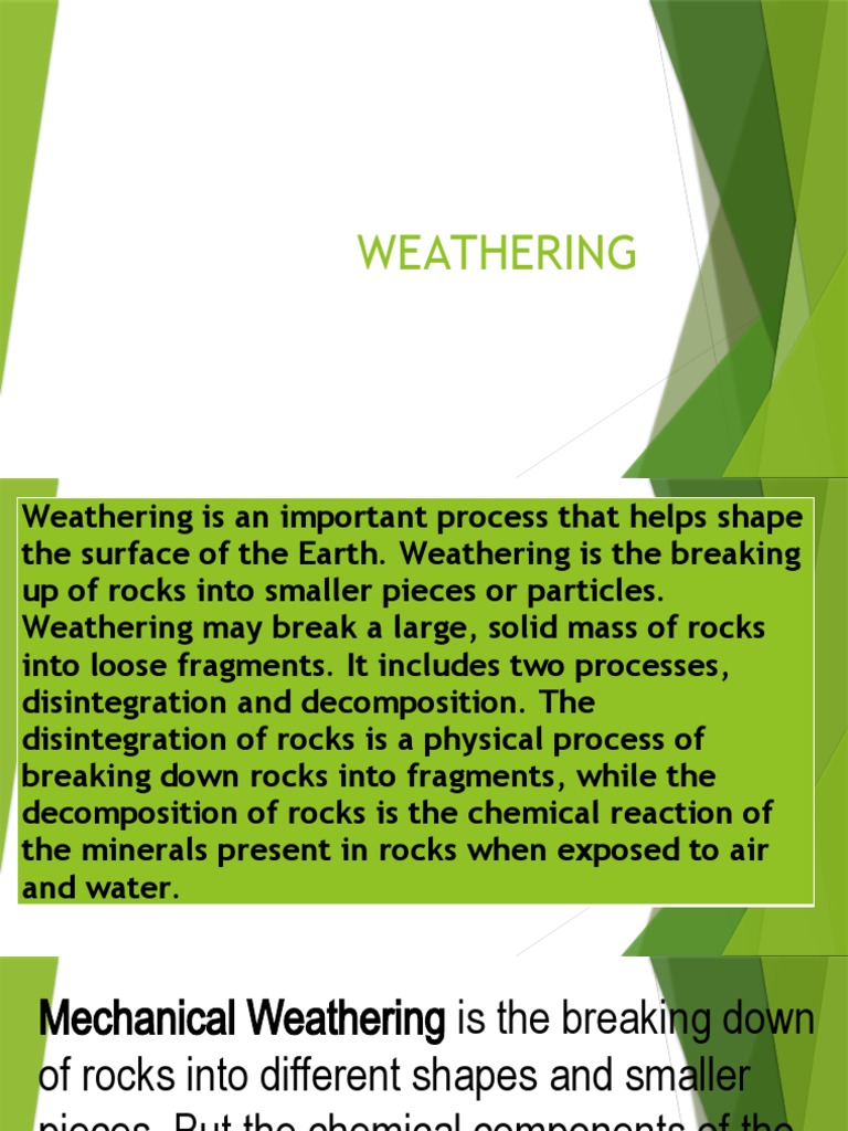 Understanding Weathering Basics | PDF