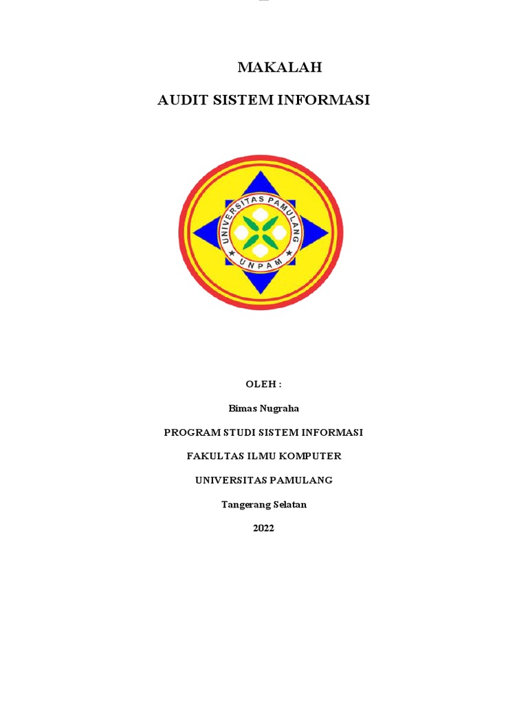 Makalah Audit Sistem Informasi | PDF