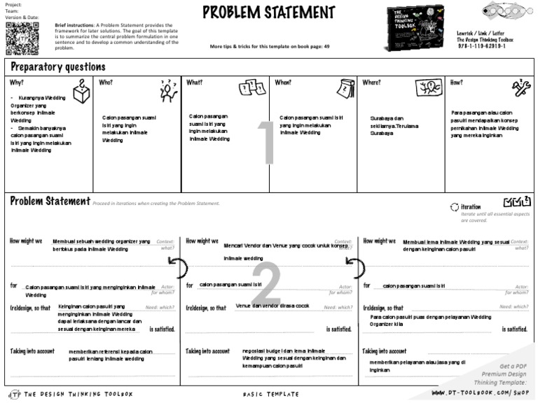 Problem Statement Template Fixxx | PDF