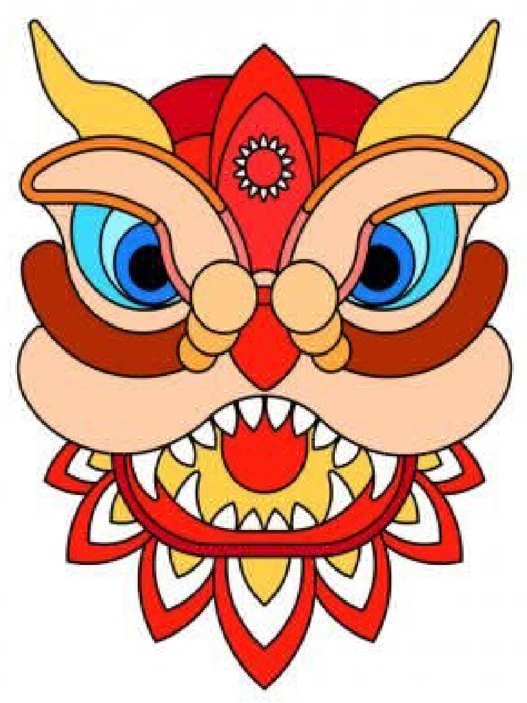 Topeng Kepala Singa | PDF