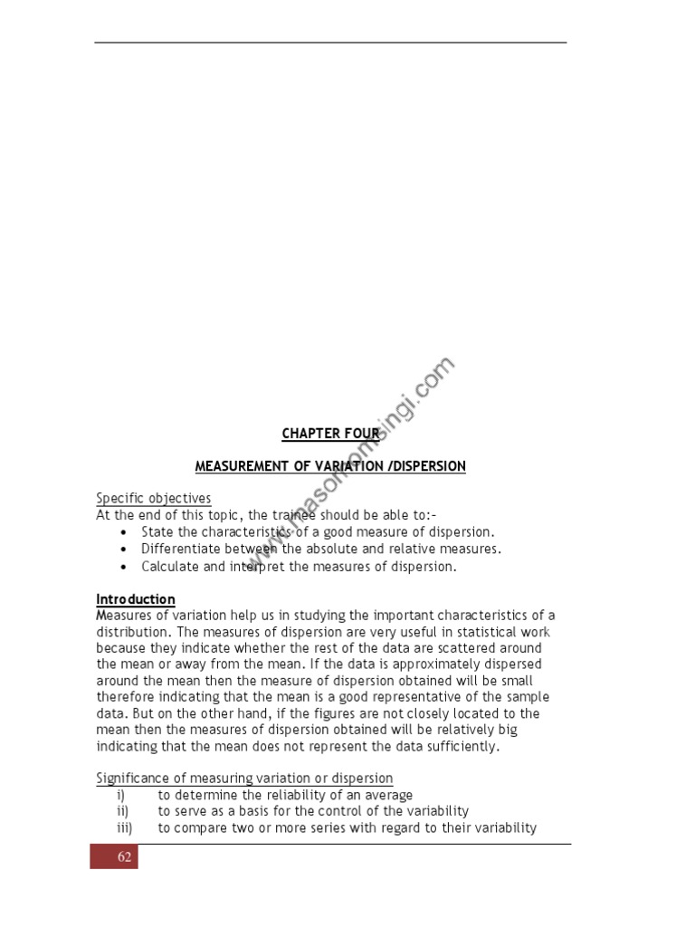 Measurement of Variation Dispersion 2 | PDF | Skewness | Mode (Statistics) Measurement of Variation Dispersion 2 | PDF | Skewness | Mode (Statistics)