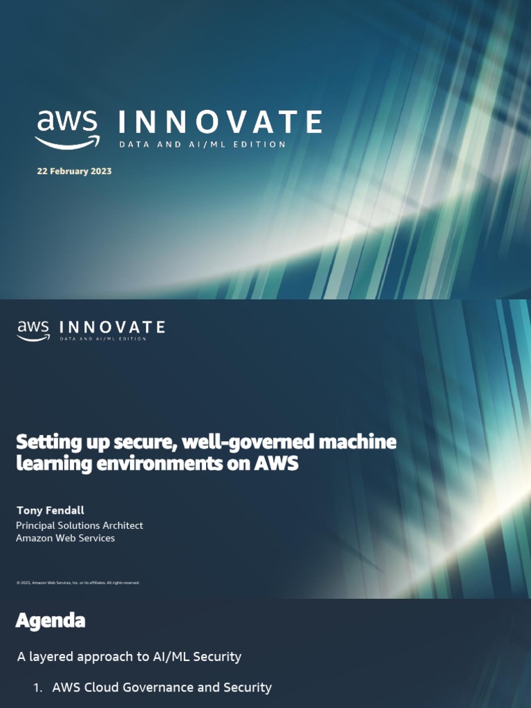 Secure Machine Learning on AWS | PDF | Amazon Web Services | Cloud ...