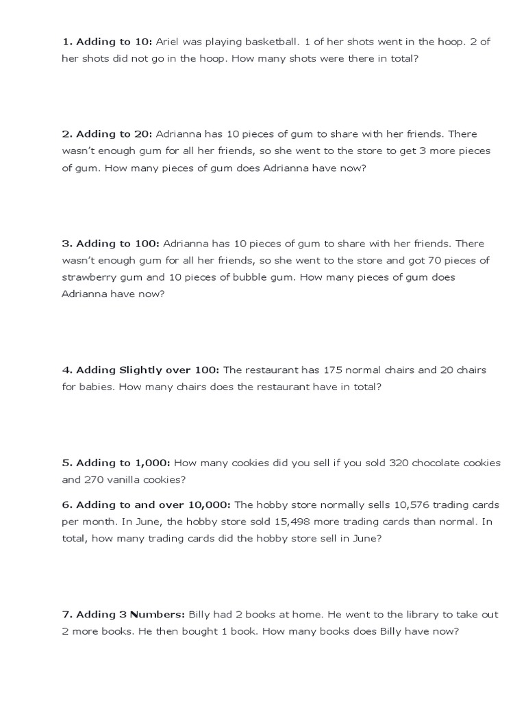 Mental Math Test 120 Problems Pdf 