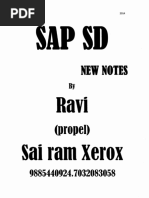 SAP SD Transaction Codes Overview | PDF | Invoice | Business