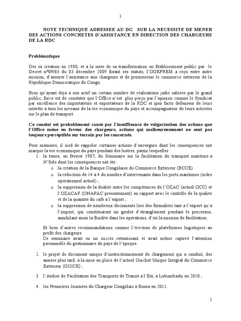 Note Technique 27 Mars | PDF