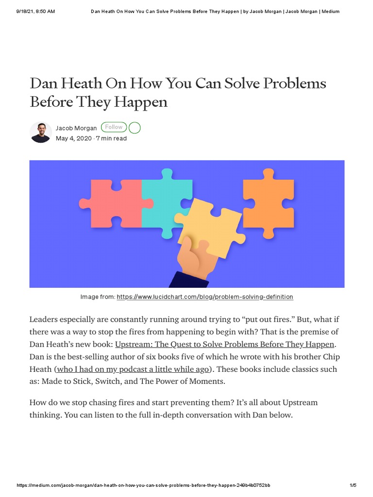 Solve Problems Before They Happen | PDF