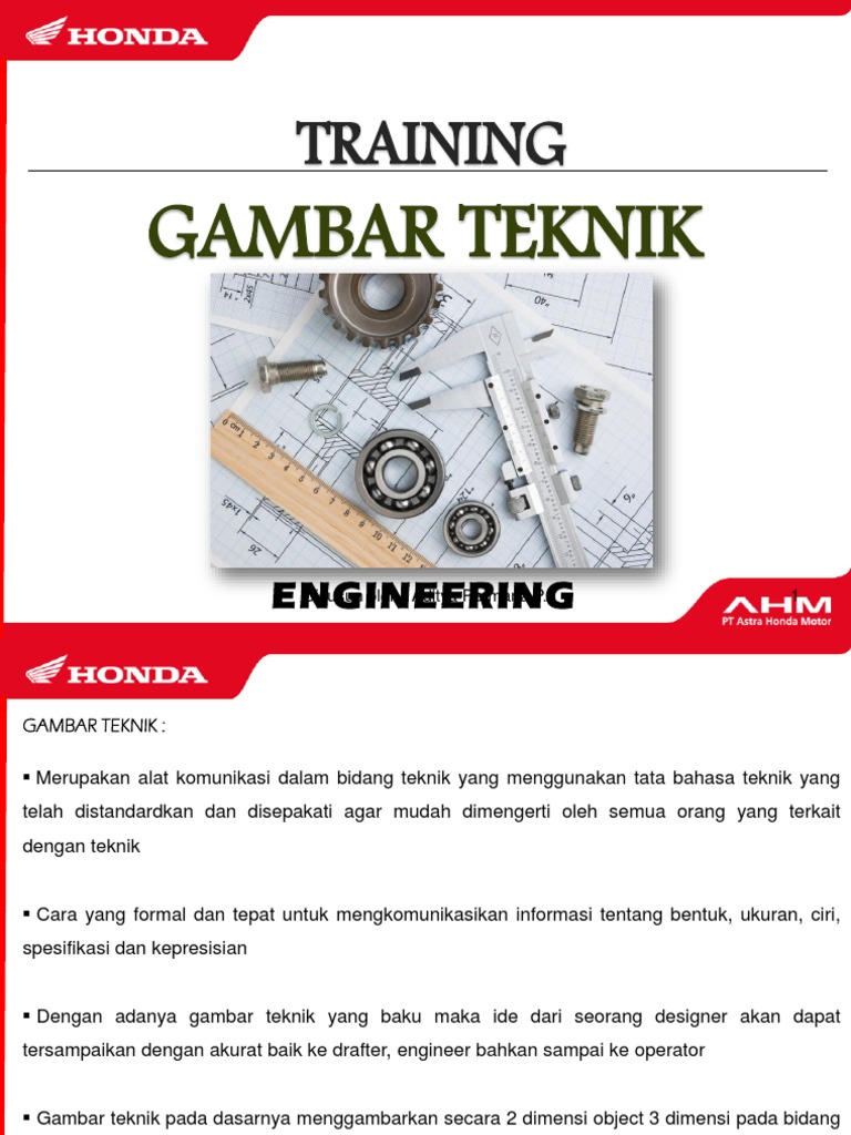 Slide Teori Training Gambar Teknik | PDF