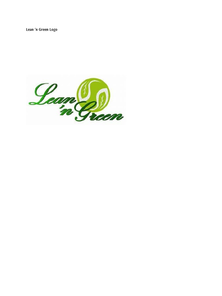Lean N Green Logo | PDF