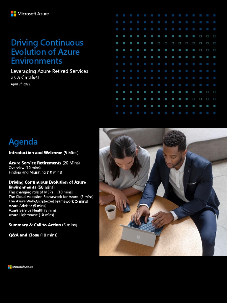Driving Continuous Evolution of Azure Environments Presentation | PDF | Cloud Computing ...