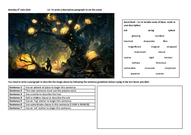 English Slow Writing 2 Enchanted Forest | PDF