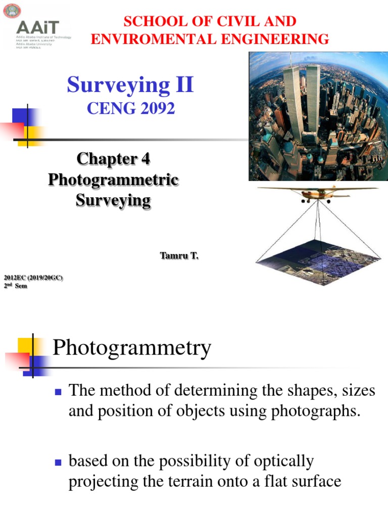 Chapter 4 - Photogrammetric Surveying | PDF | Stereoscopy | Aerial ...