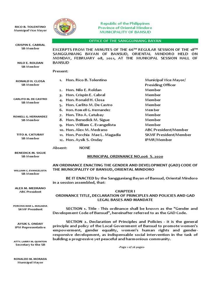 GAD-Code Sample | PDF