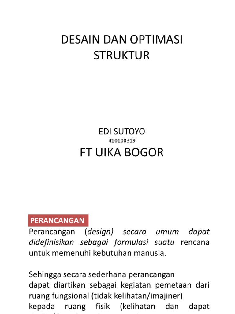 Desain - 1 2 Pend - Konsep Pembebanan | PDF