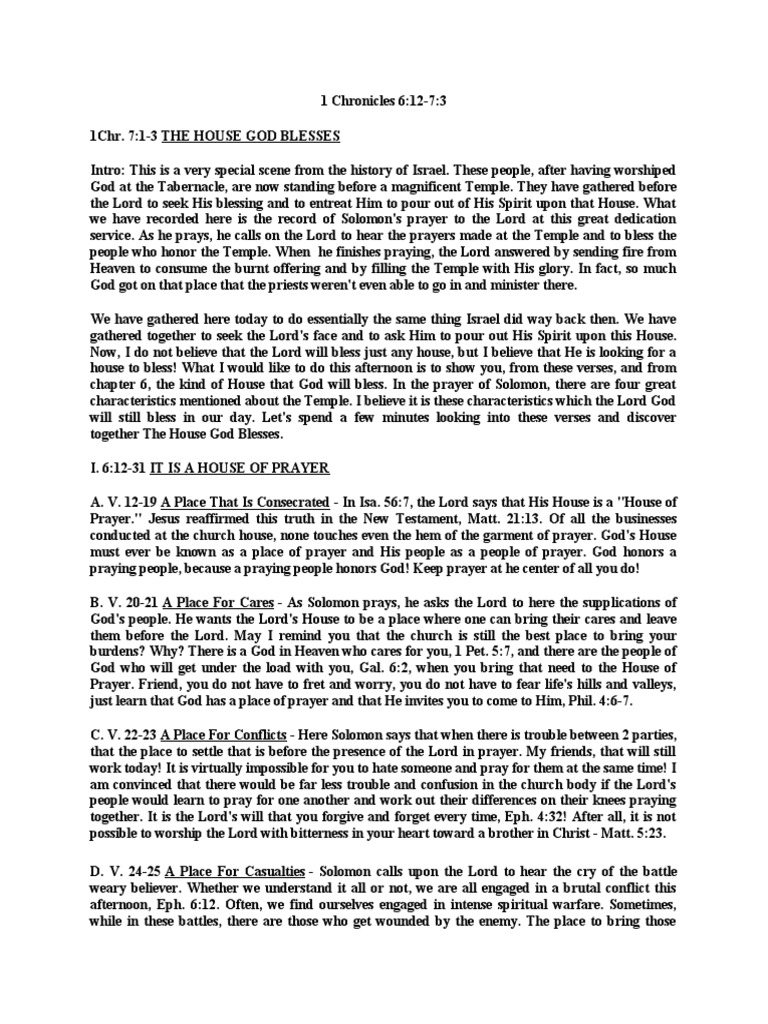 Expository Sermon | PDF | Prayer | Glory (Religion)