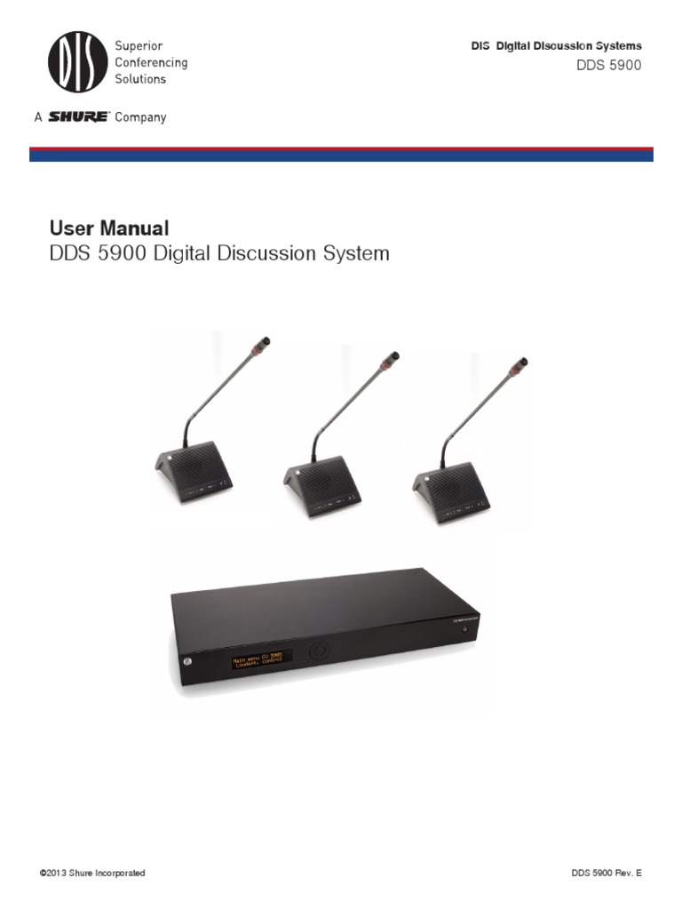 User Manual DDS 5900 | PDF