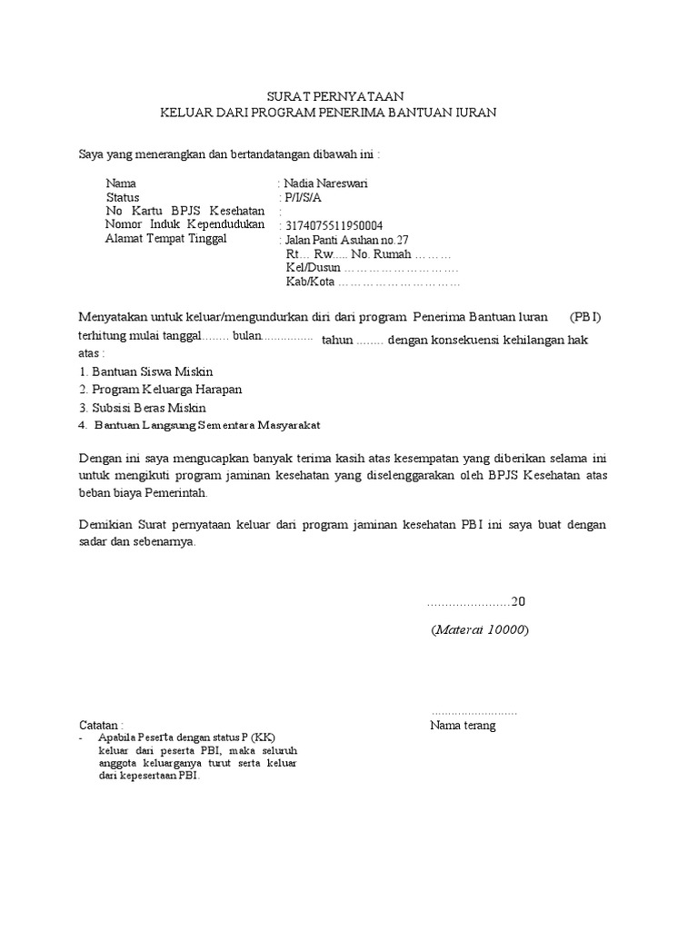 Form Keluar Pbi Apbn | PDF