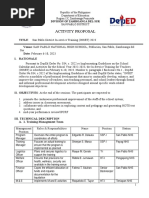 DepEd Activity Proposal Template | PDF